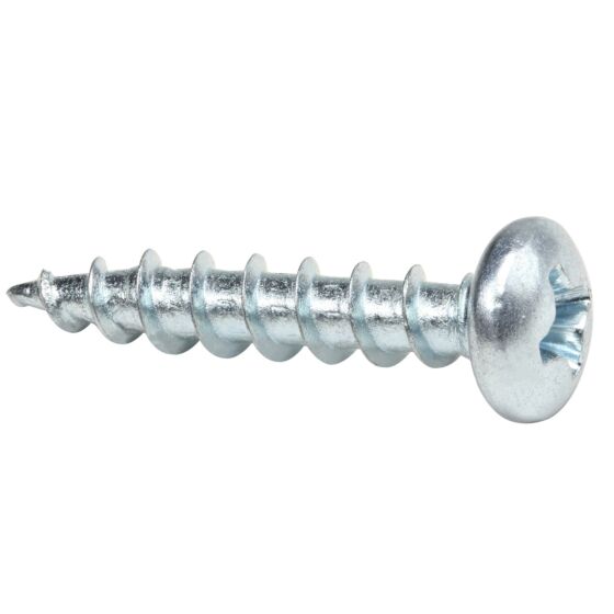 6 X 1/2" SCREW PAN PHILLIPS DRIVE ZINC 1000/BX - Brackin Paint and Supply
