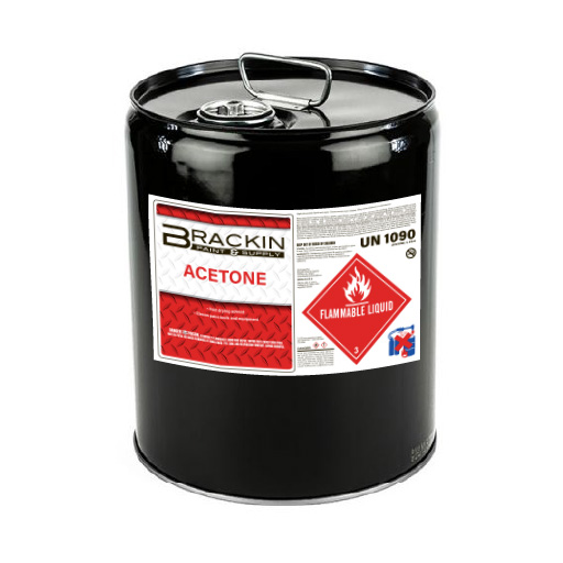 ACETONE 5 GALLON - Brackin Paint and Supply