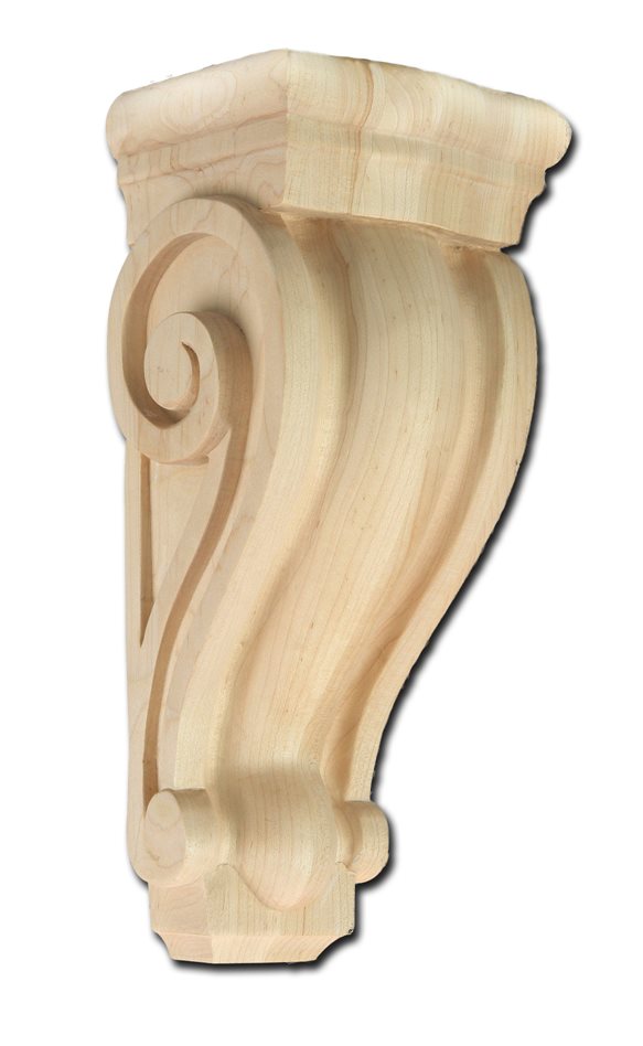 CLASSIC CORBEL 12-1/2" x 5-1/4" x 4-1/2" RED OAK - Brackin Paint and Supply
