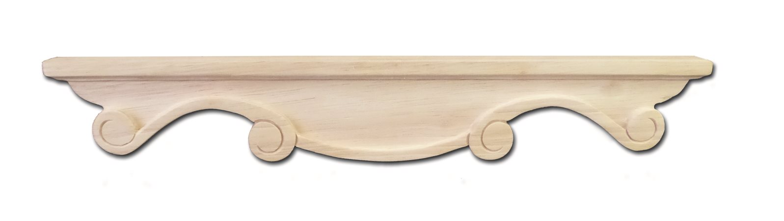 SCROLL PEDESTAL FOOT CENTER MAPLE - Brackin Paint and Supply